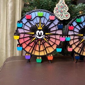 Disney California Adventure Mickeys Fun Wheel Tiered Tray Decor Sun ...
