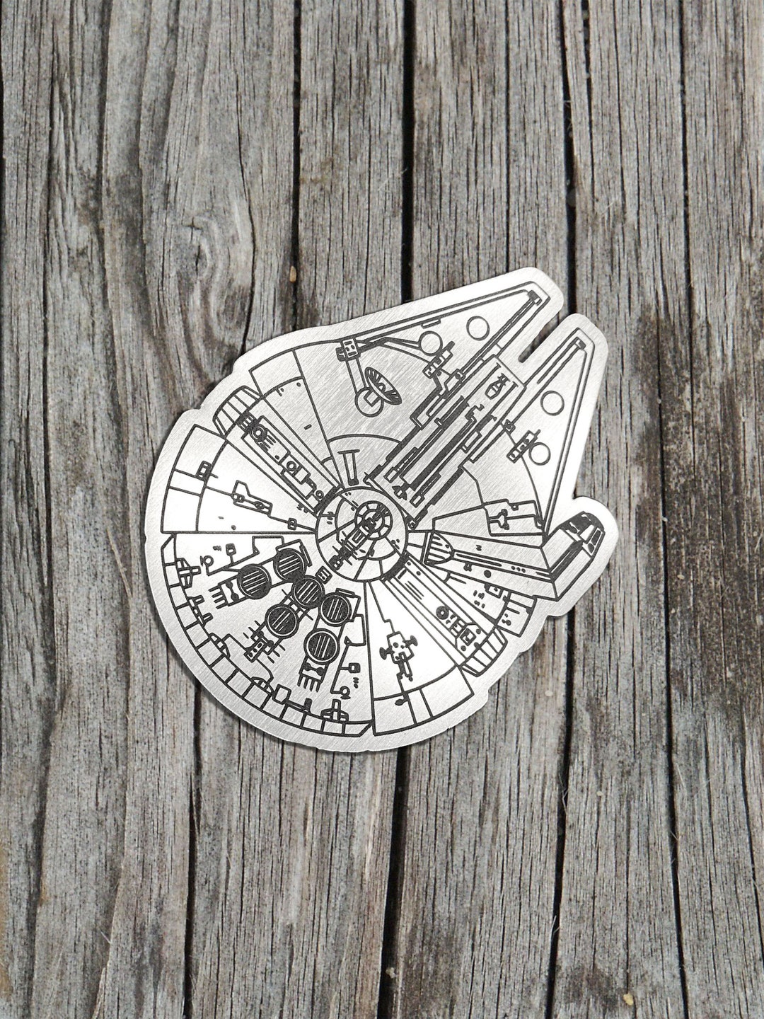 Millennium Falcon Magnet: Laser Cut Star Wars Fridge Magnet - Etsy