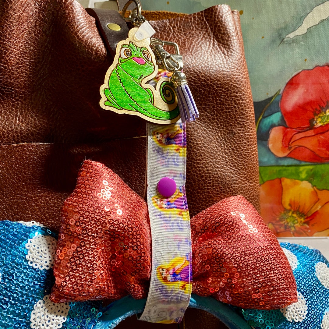 Tangled Disney Ear Holder for Backpack Minnie Mouse Ear Saver Pascal ...