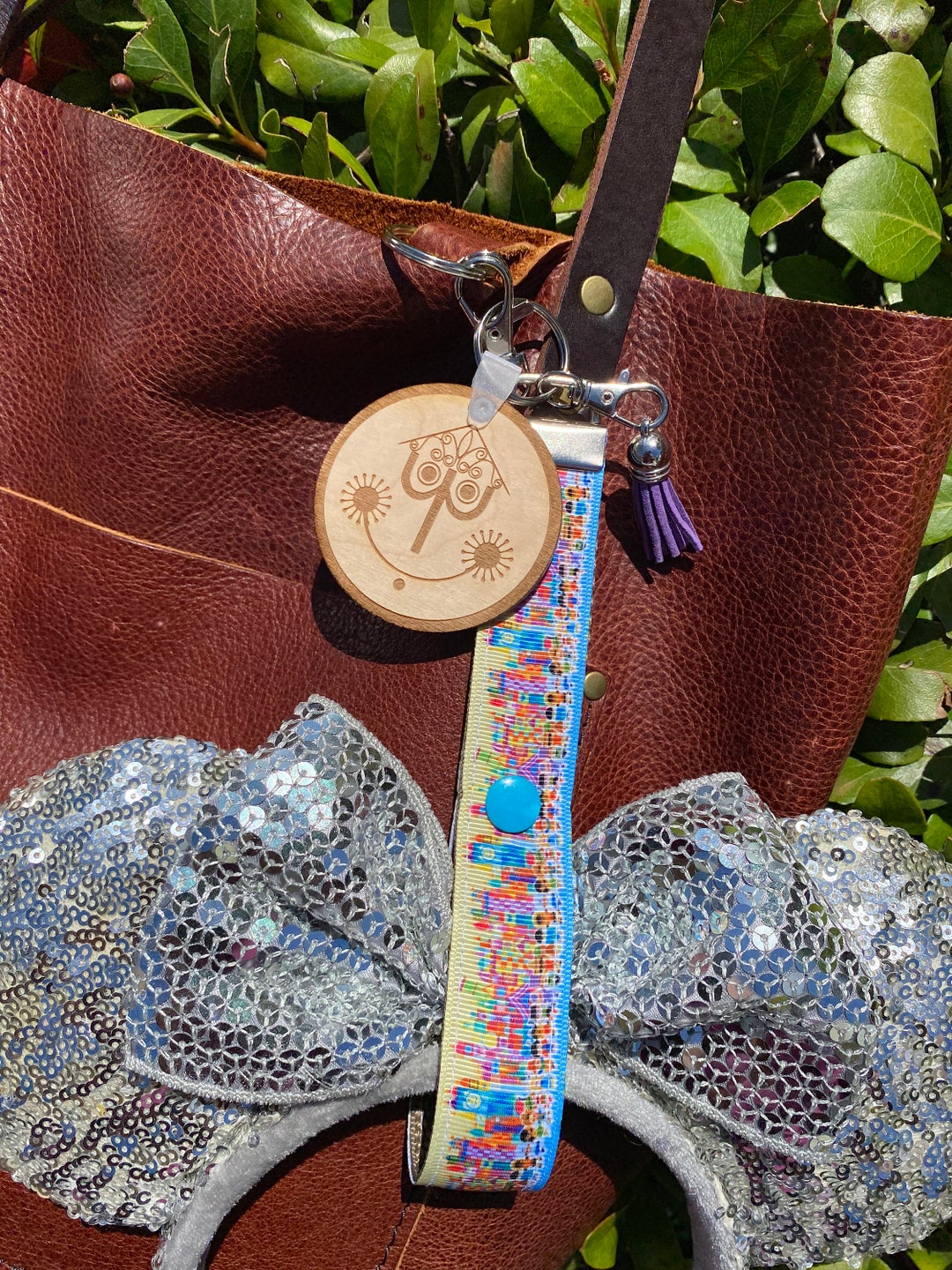 Disney Ear Holder for Backpack Its a Small World Ear Saver W/ Custom ...