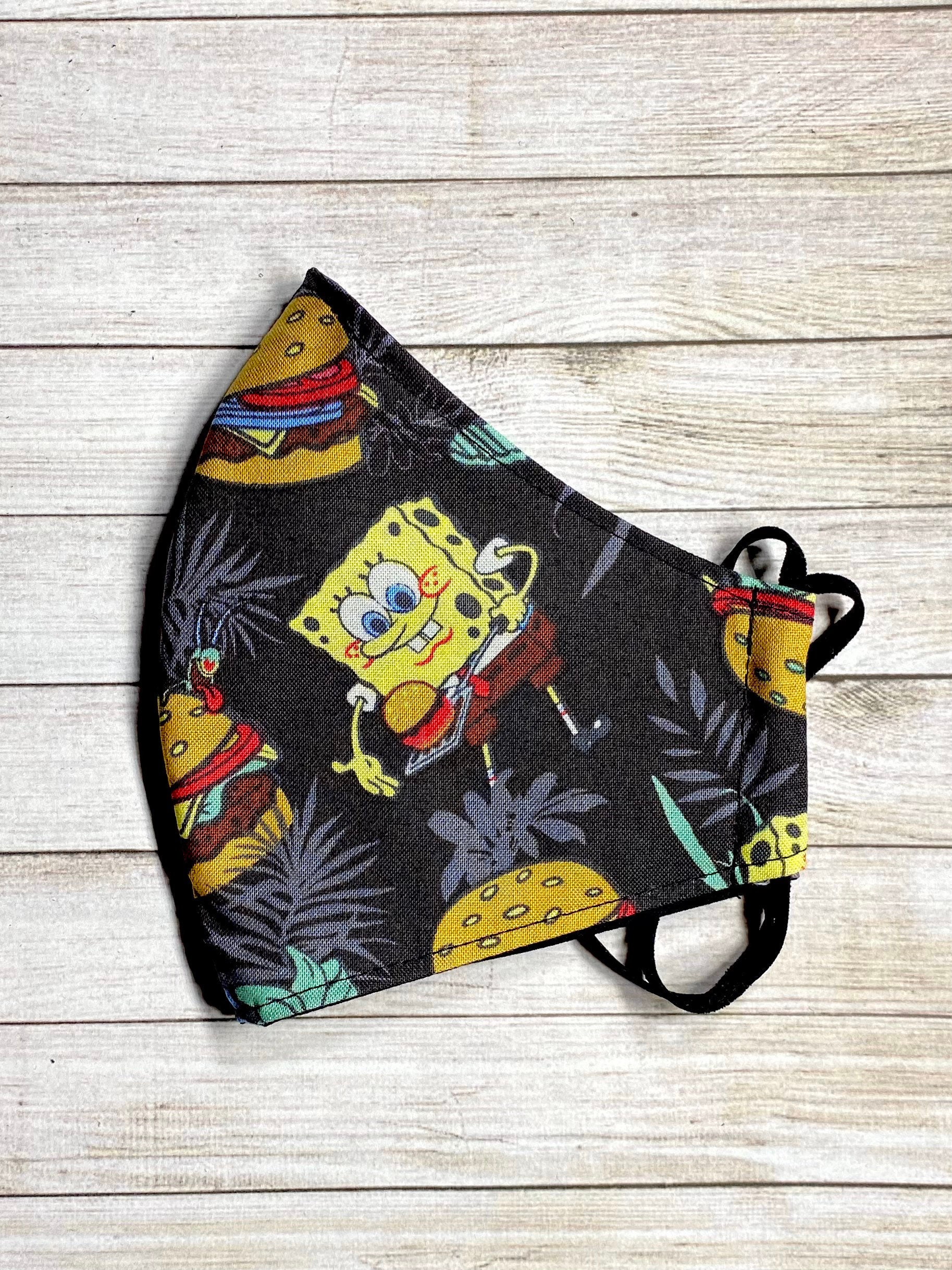 Handmade Spongebob Krabby Patties Face Mask High Quality | Etsy