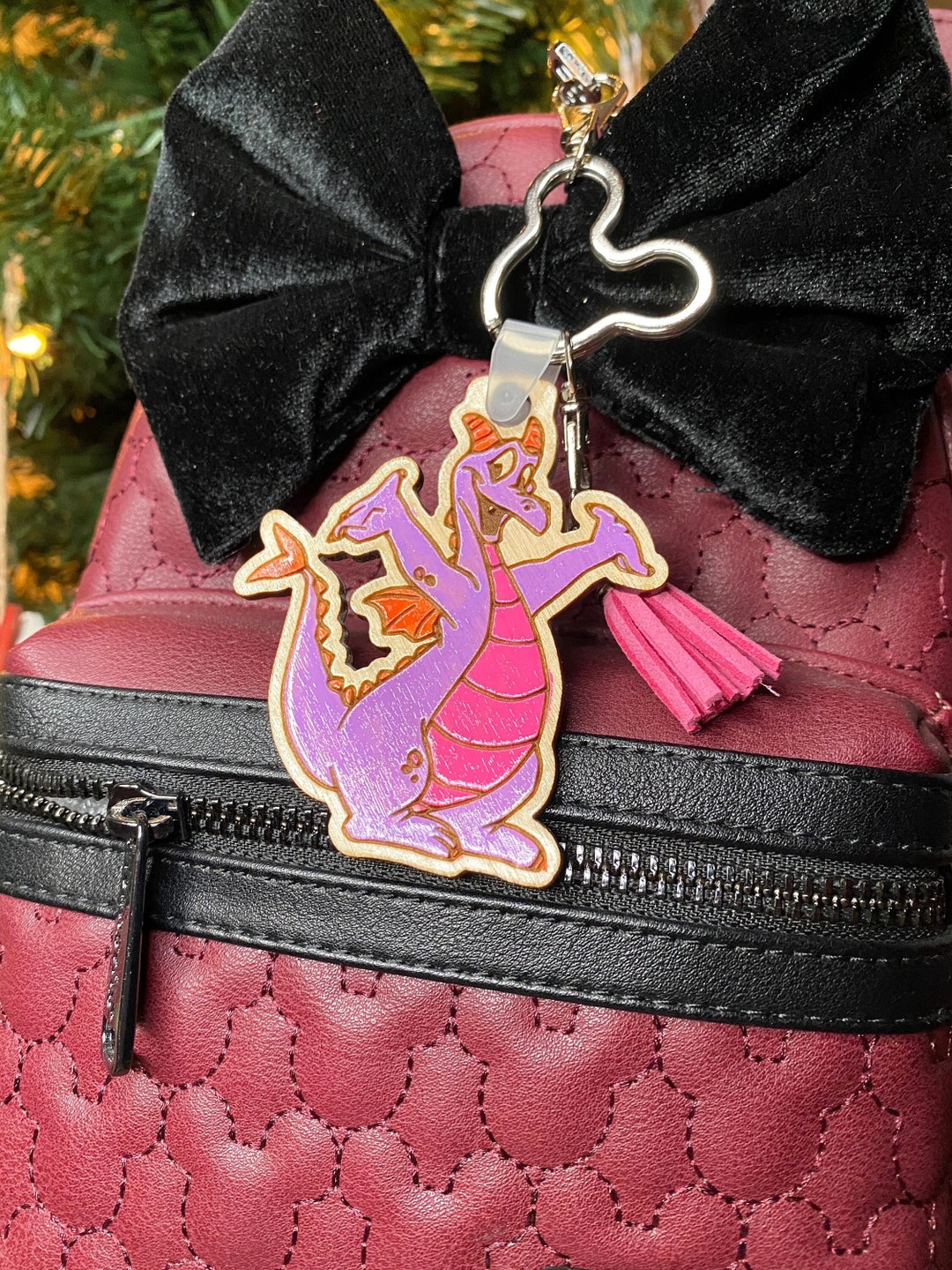 Figment Disney Bag Tag - Disney Bag Charm - Figment Bag Tag ...