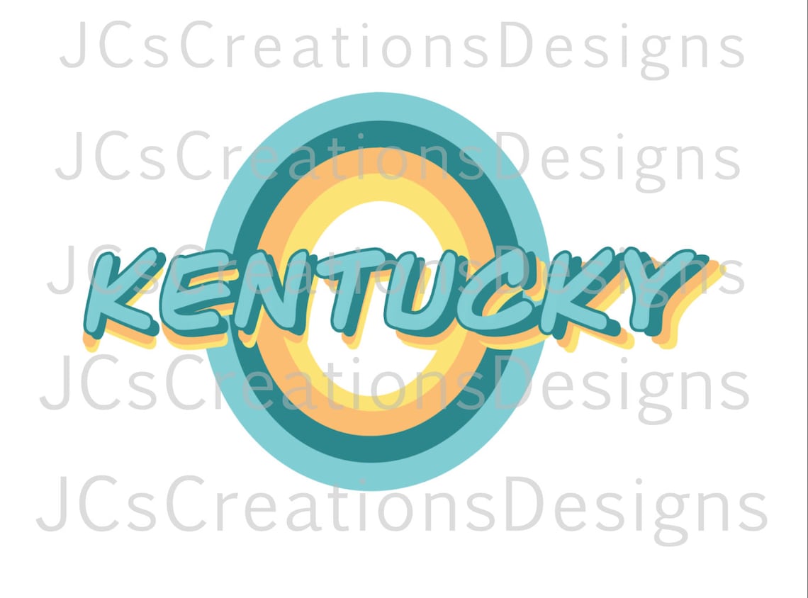 Retro Kentucky Digital Download - Etsy Israel