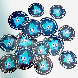 Luma in Mario Movie Glossy Vinyl Sticker With Sparkle for Laptops ...