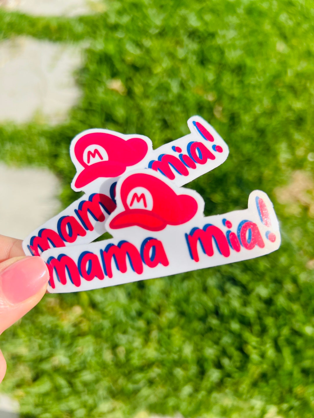 Mario Glossy Vinyl Sticker for Laptops, Notebooks, and Thermal Water ...