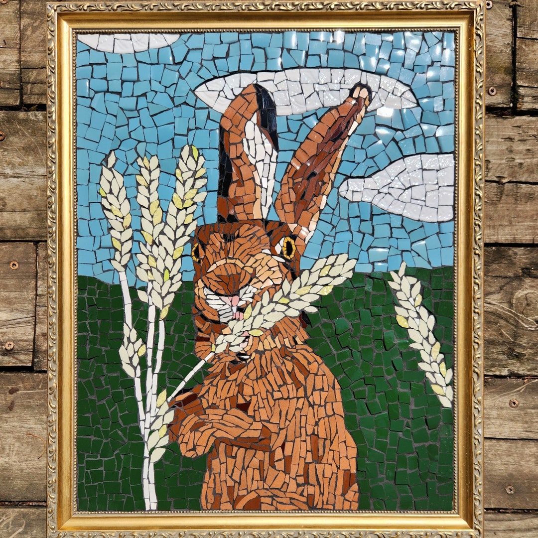 Cheeky Bunny Mosaic - Etsy