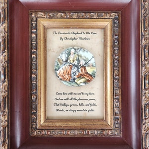 Passionate Shepherd Historical Poem Illustrated With Mosaic - Etsy