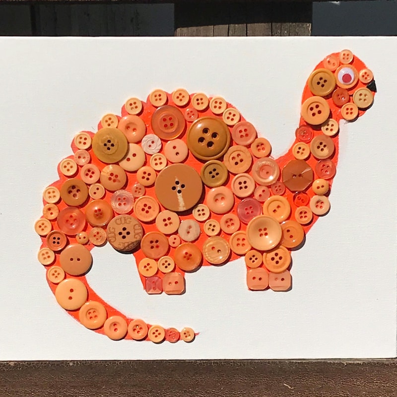 Button Mosaic - Etsy