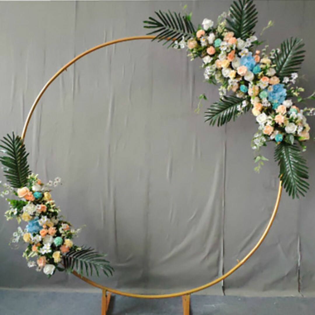 Tall Round Wedding Arch/wedding Decor/wedding Backdrop/flower - Etsy