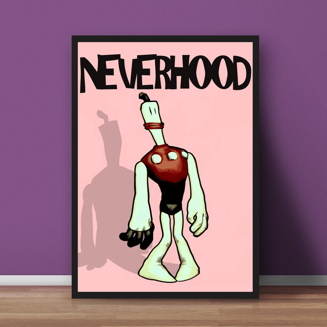 The Neverhood Poster: Minimalist Video Game Art Print - Etsy