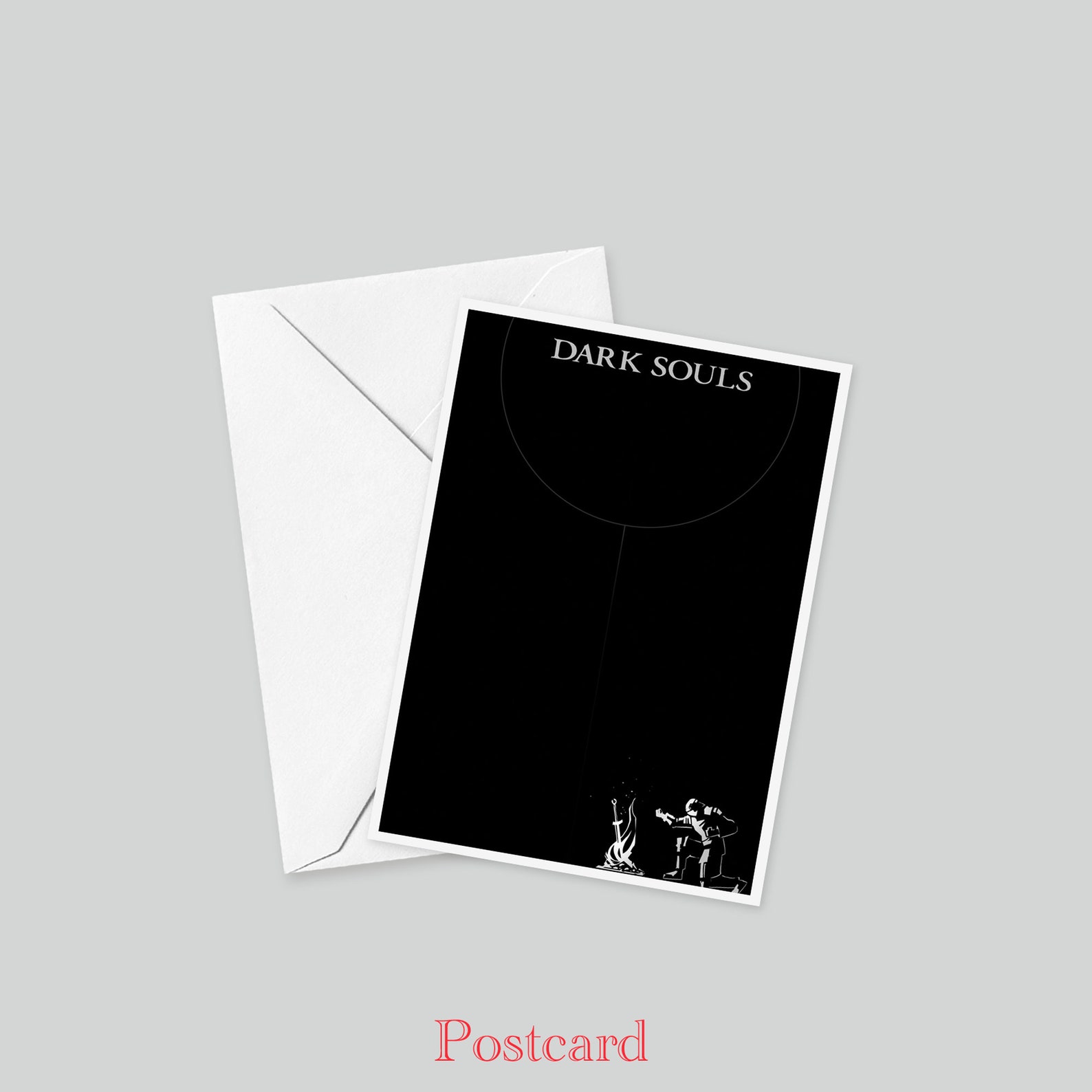 Dark Souls Poster Minimalist Game Wall Art Video Game Art Print