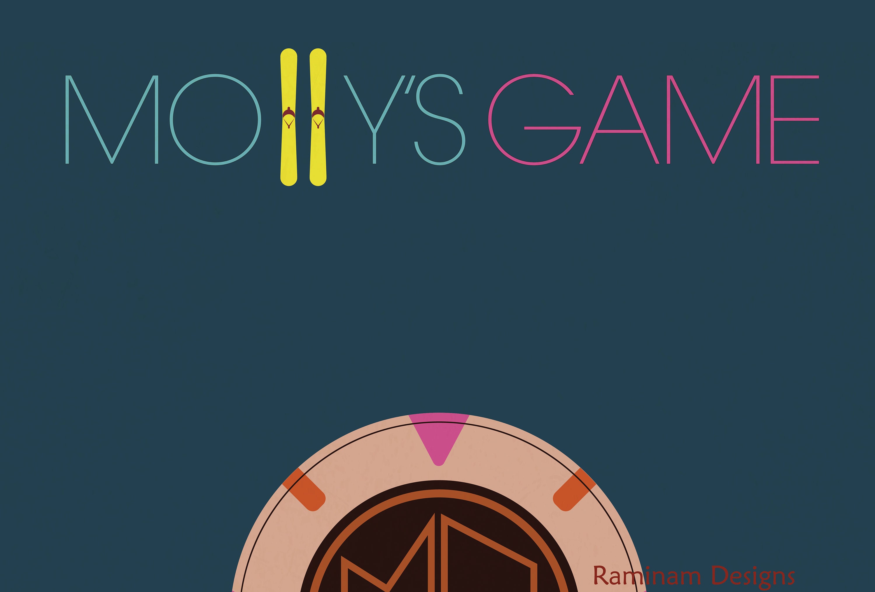 Mollys Game Poster Minimalist Movie Art Print Best Movie Gift - Etsy