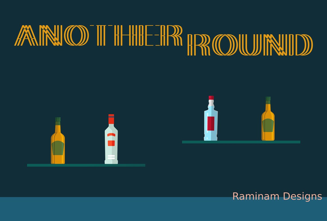 Another Round Poster Minimalist Movie Art Print Film Wall Art Best ...