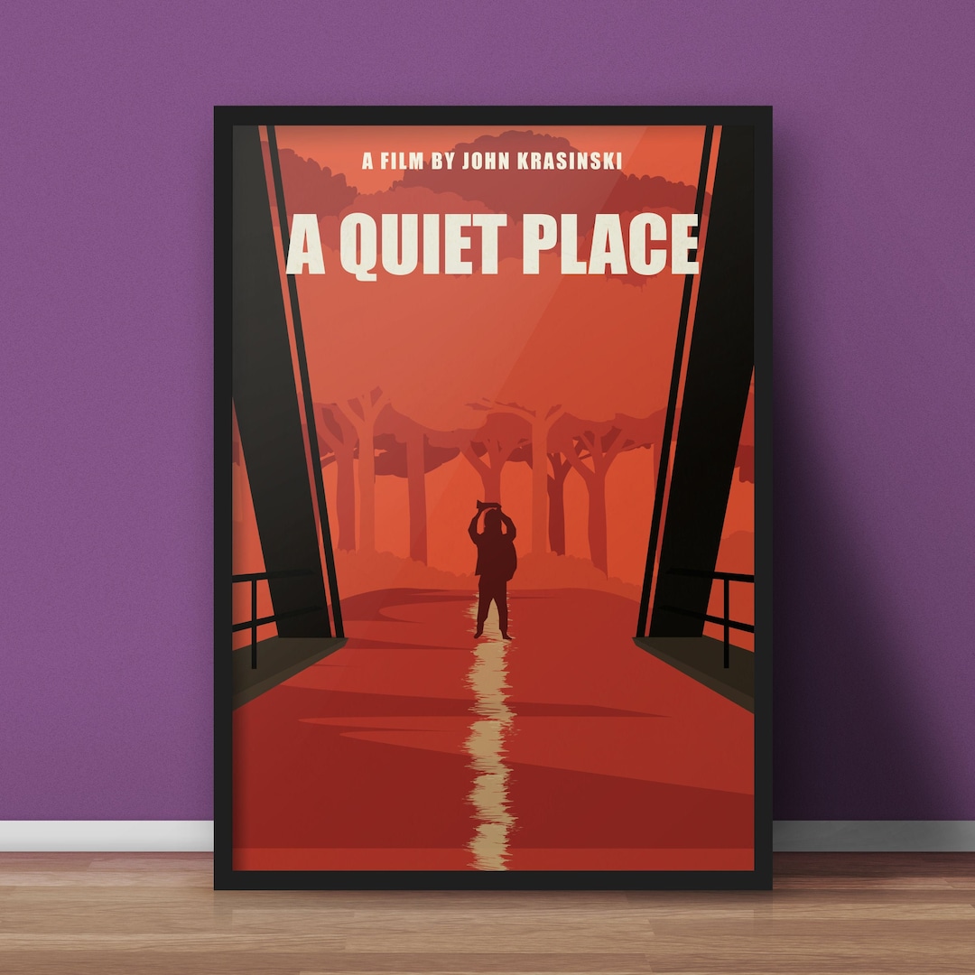 A Quiet Place Poster - Minimalist Movie Art Print and Postcard ...