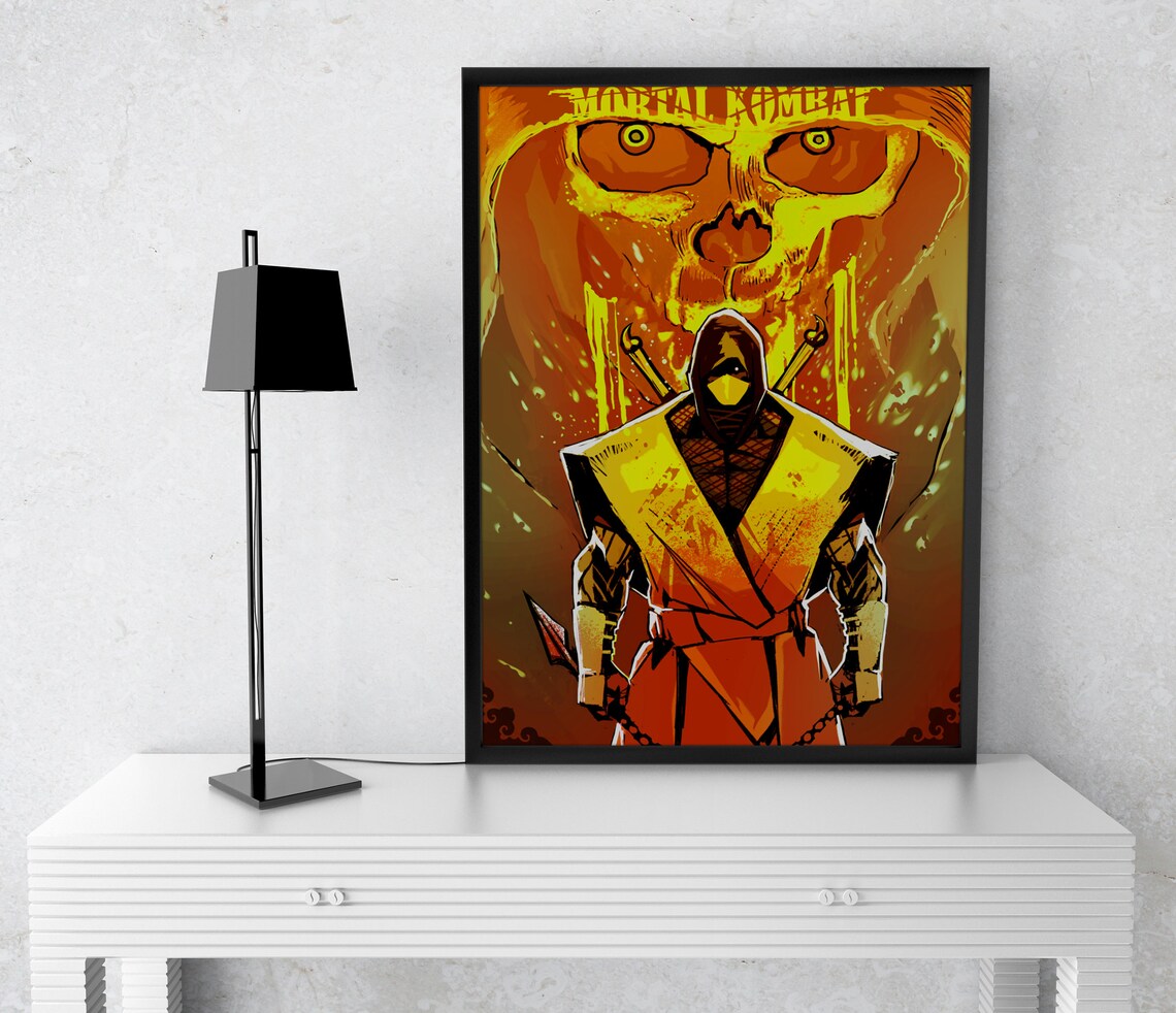Mortal Kombat Poster Minimalist Video Game Poster Best - Etsy