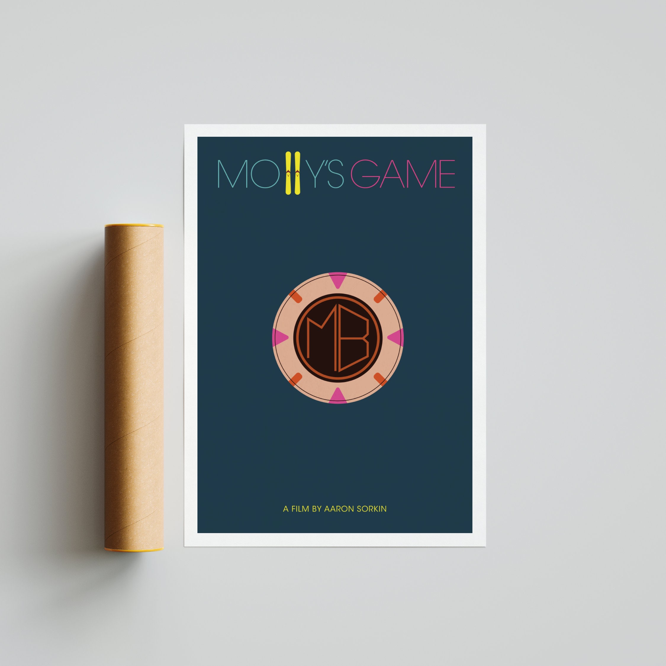 Mollys Game Poster Minimalist Movie Art Print Best Movie Gift - Etsy