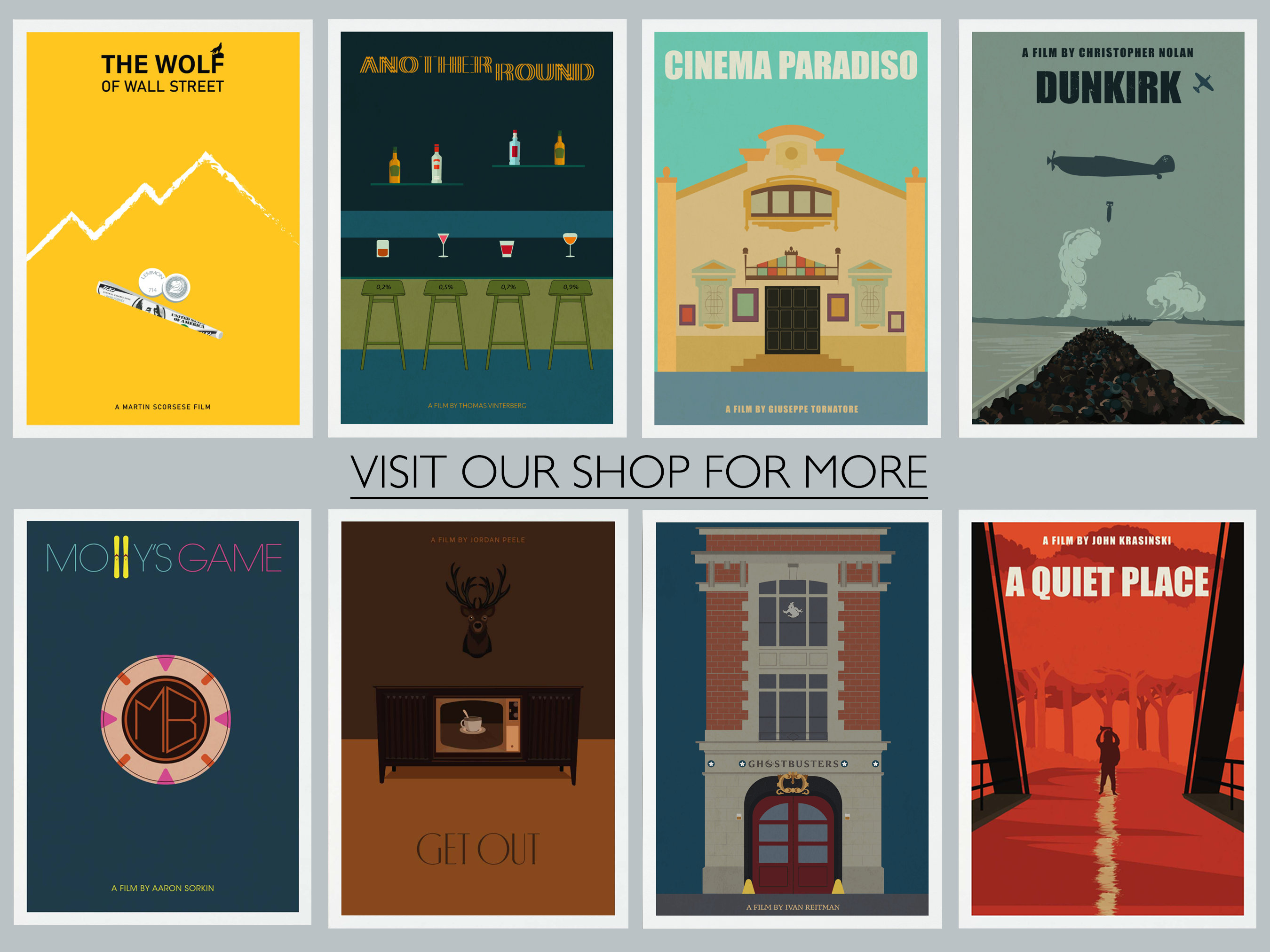 The Breakfast Club Poster Minimalist Movie Wall Art and Postcard ...