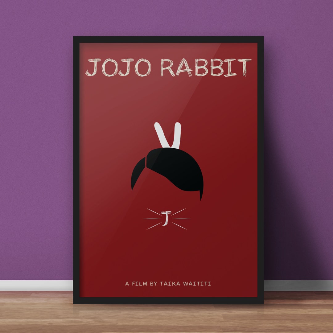 JOJO RABBIT Poster - Minimalist Movie Art Print - Best Movie Gift - Etsy