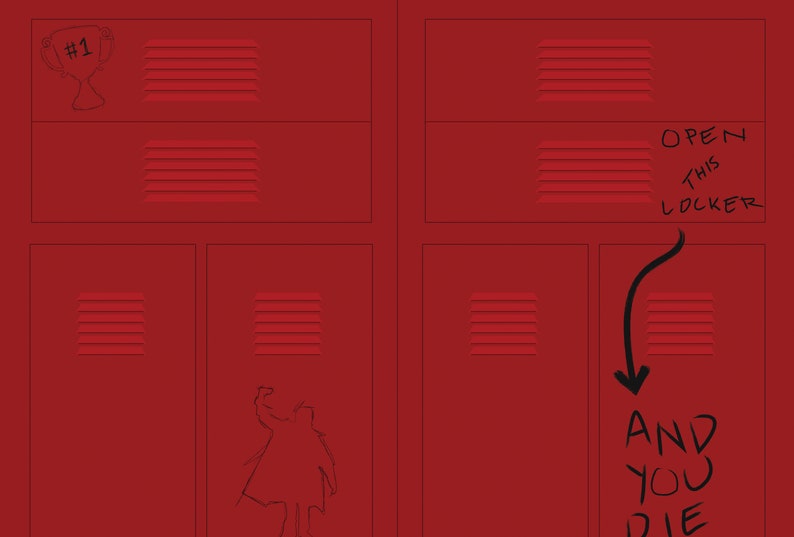 The Breakfast Club Poster Minimalist Movie Wall Art and Postcard ...