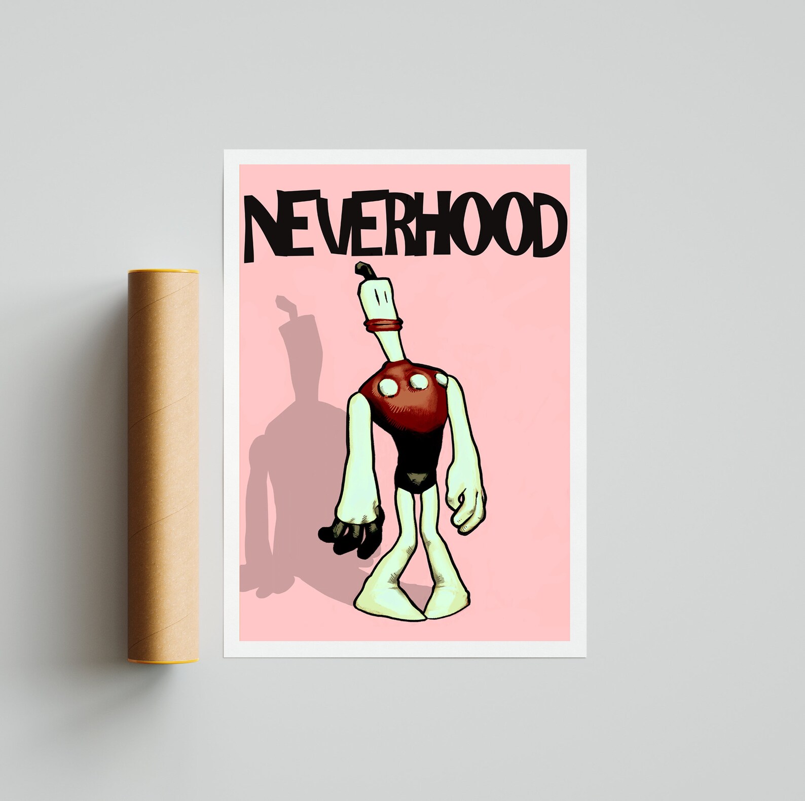The Neverhood Poster: Minimalist Video Game Art Print - Etsy