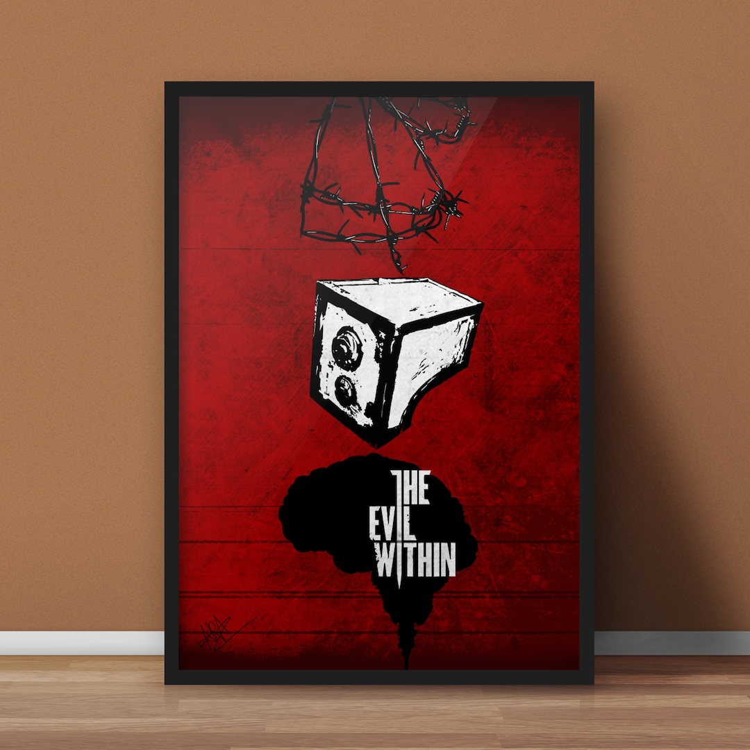 The Evil Within Poster - Minimalist Video Game Art Print and Postcard ...