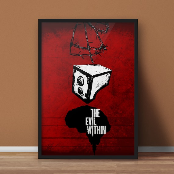 The Evil Within Poster Minimalist Video Game Art Print and - Etsy