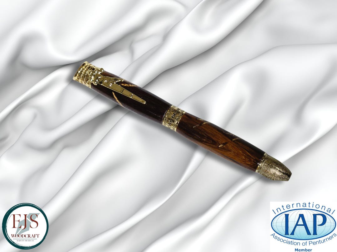 Handmade Gold Football Pen - Etsy