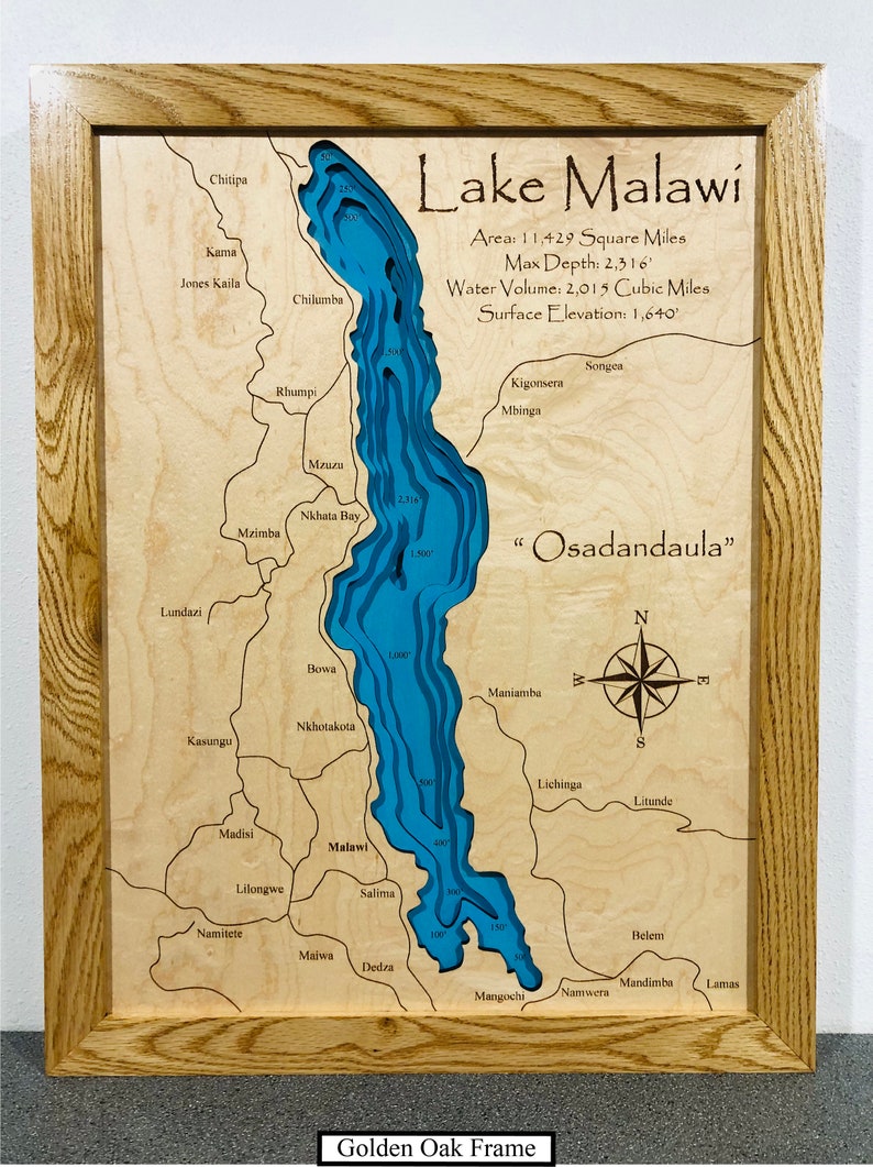 Custom Laser Engraved 3D Map | Etsy