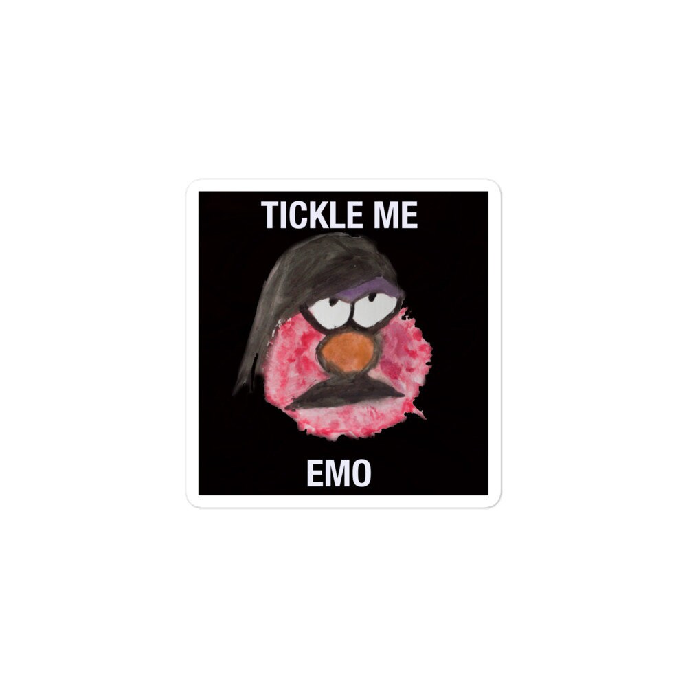 Tickle Me Emo Elmo Sticker - Etsy