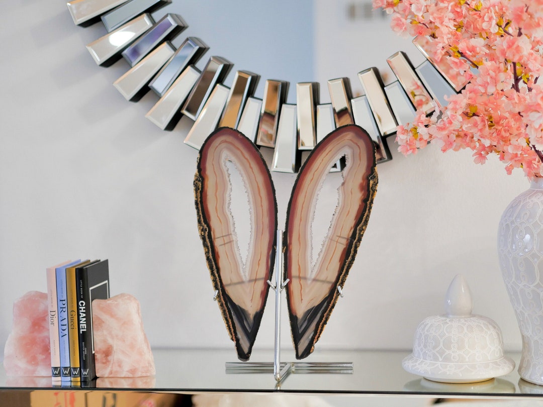 Extra Large Agate Butterfly 17” Tall | Extra Quality Agate Geode ...