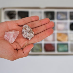 Crystal Collection Box | Mineral Collection Box | Natural Assorted ...