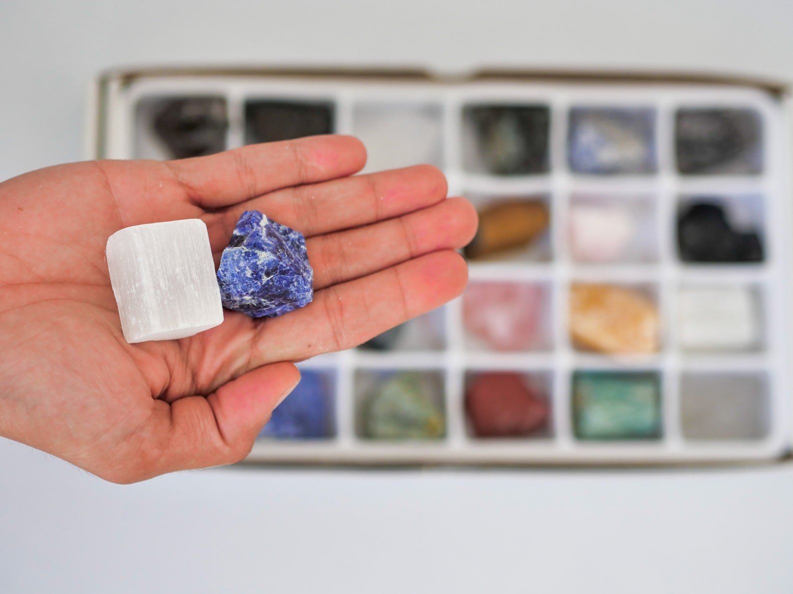 Crystal Collection Box Mineral Collection Box Natural - Etsy Canada