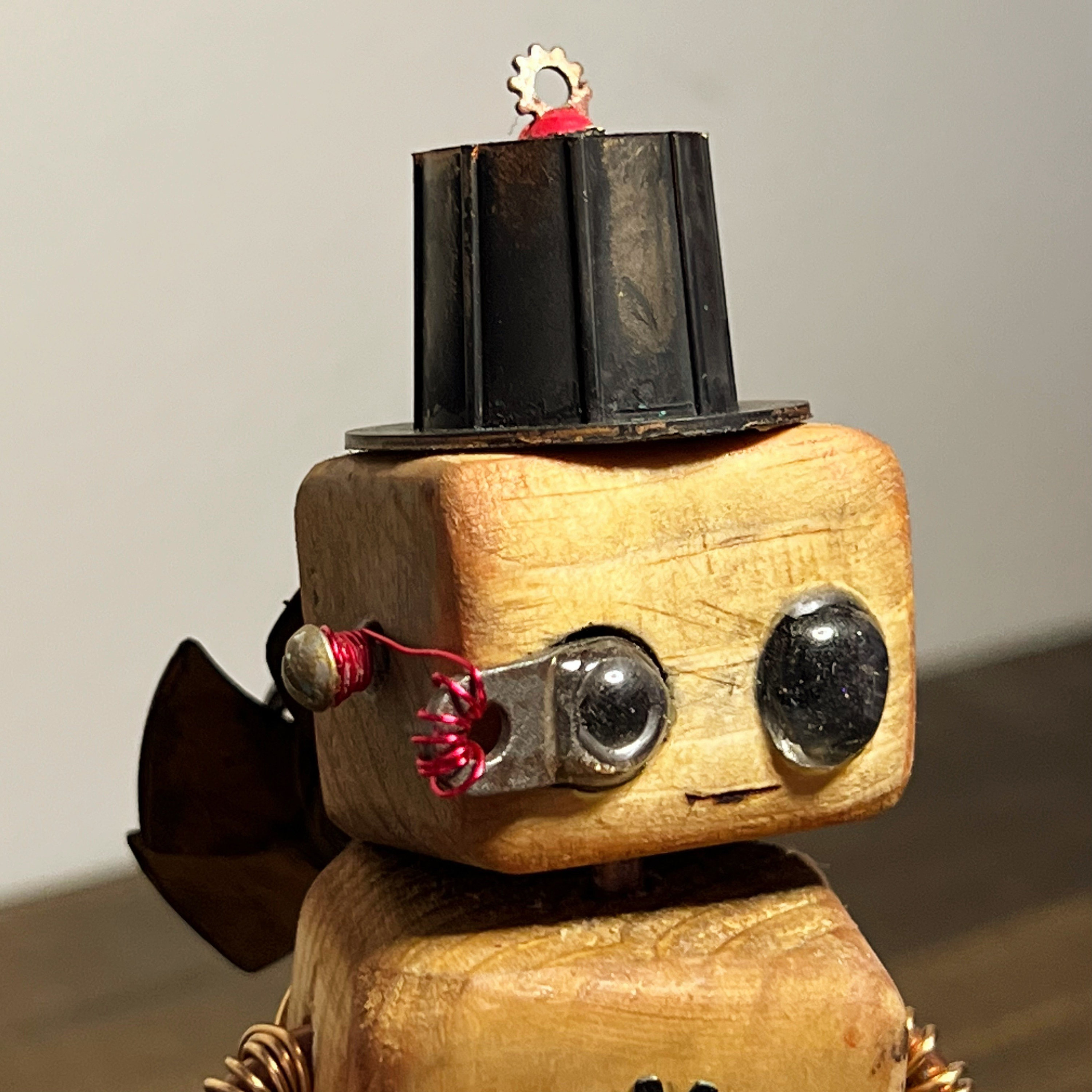 Chopper 1.0 Handmade Wooden Robot Figurine Wooden Toy - Etsy