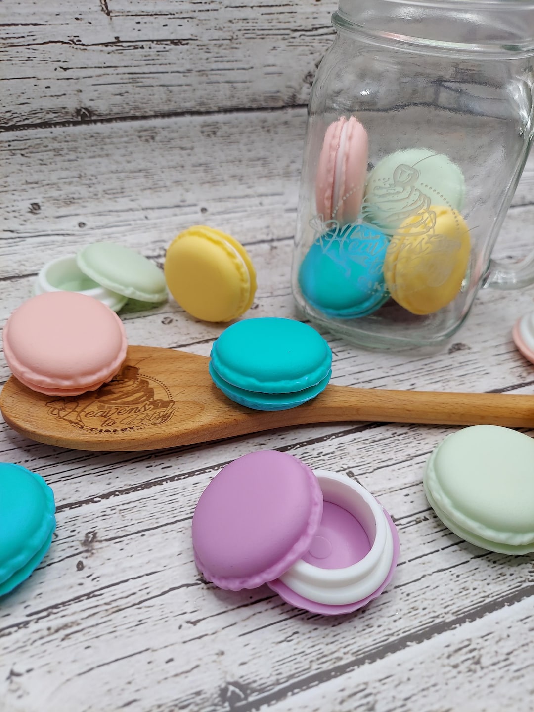 Macaroon Cookies, Mini Macaroon Storage Case, Mini Macaroon Pill Case ...