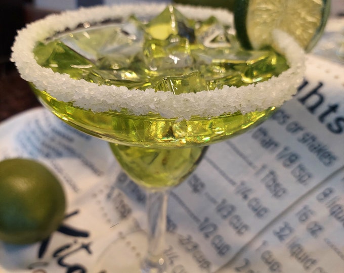 FAKE Margarita in a Tall Glass: Fake Drink, Photo Prop, Food Prop, Fake ...