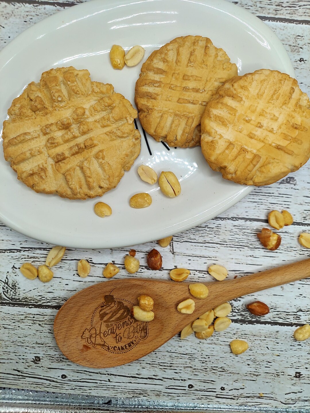 Fake Peanut Butter Cookies - Tiered Tray Decor, Fake Food, Fake Cookies ...