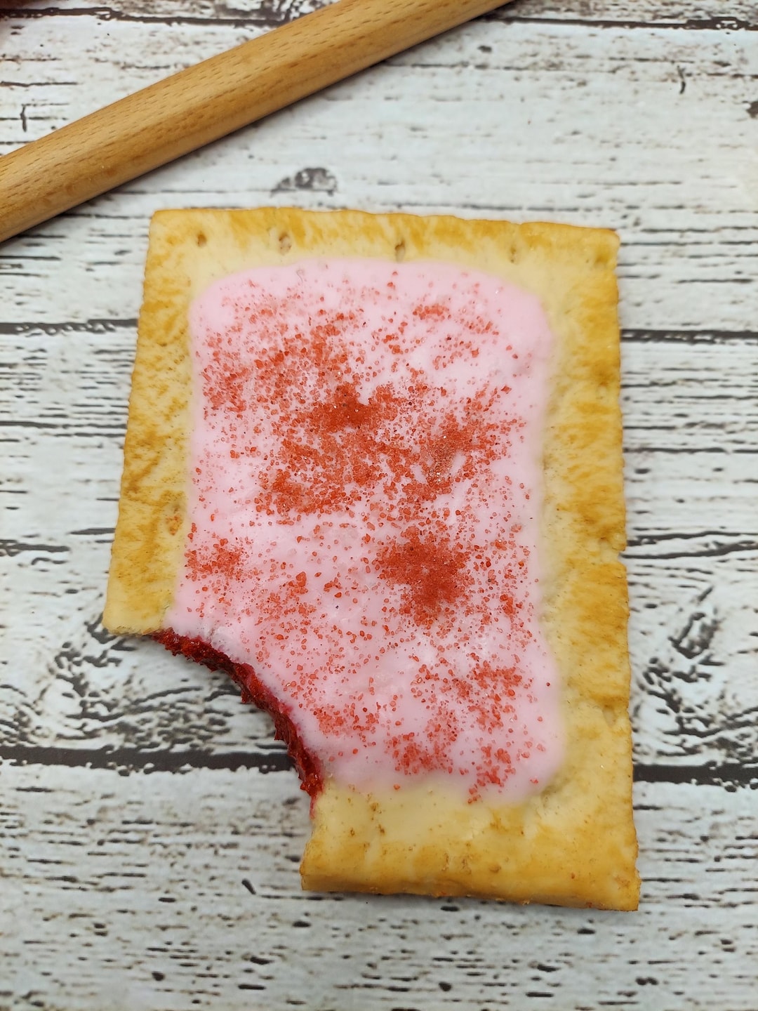 Fake Pastry With a Bite Missing, Breakfast Tarts, Frosted Toaster ...