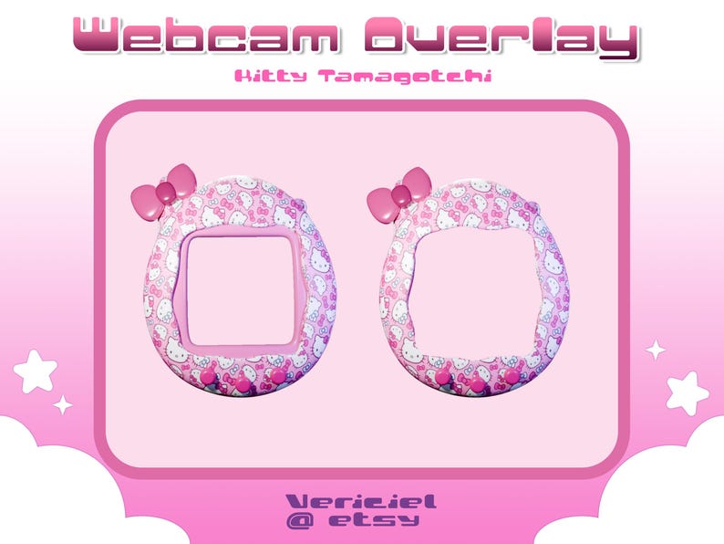 Cat Transparent 3D Tamagotchi Webcam Overlay | Stream, Twitch, Youtube ...
