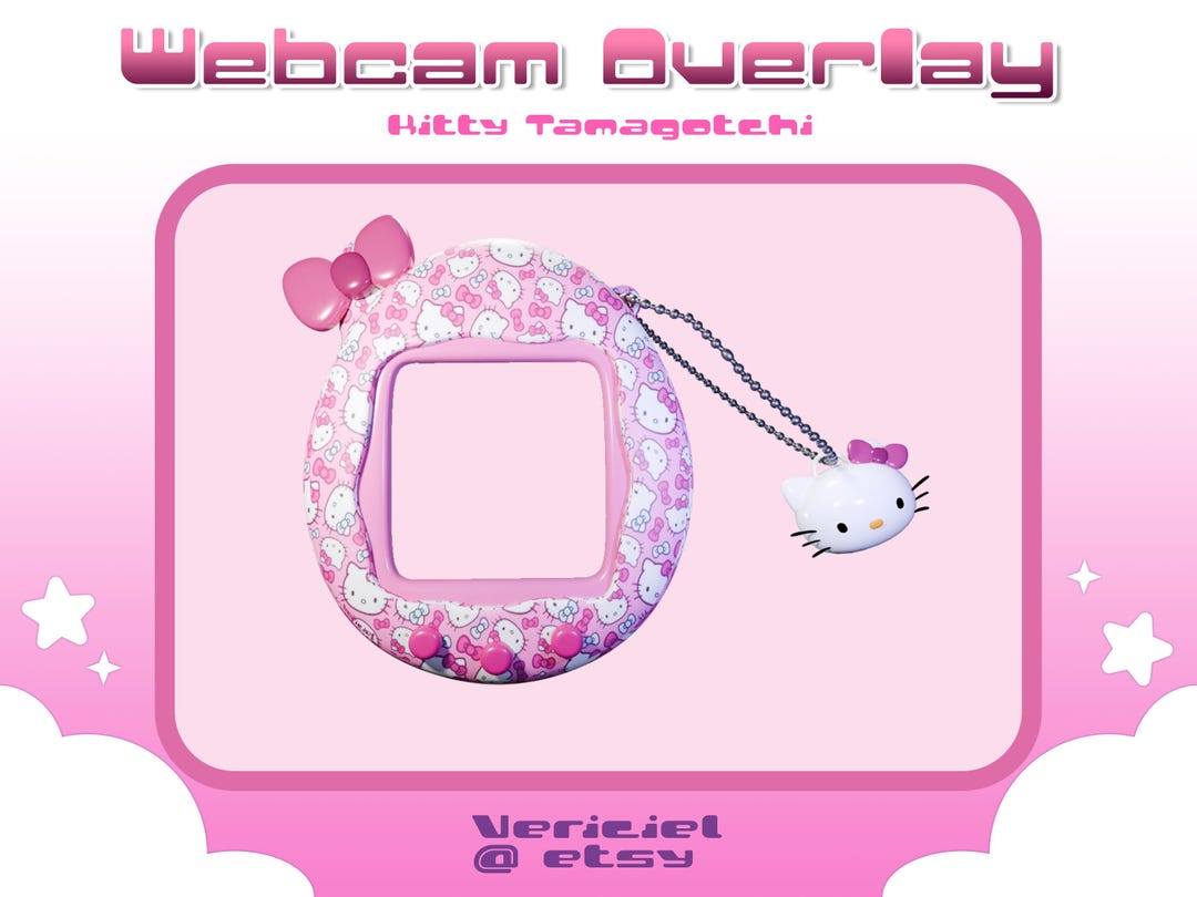 Cat Transparent 3D Tamagotchi Webcam Overlay | Stream, Twitch, Youtube ...