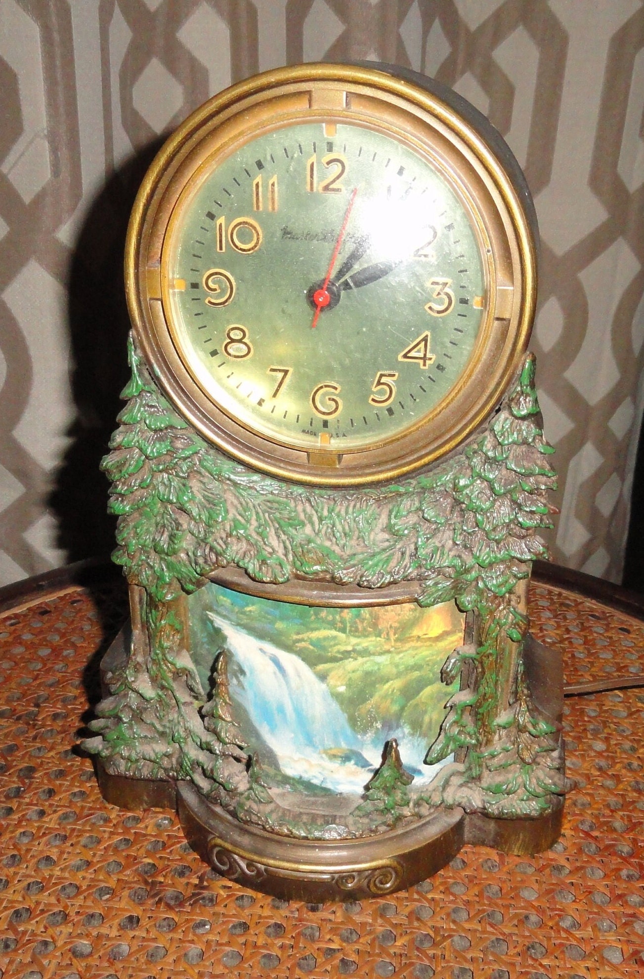 Vintage Waterfall Clock by Mastercrafters - Etsy