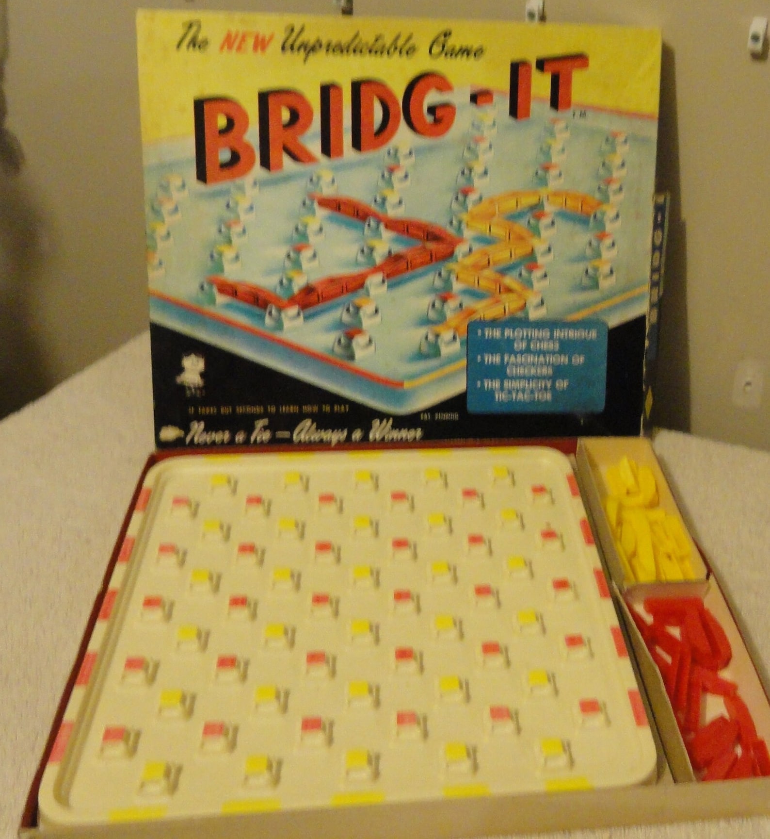 Bridg-it Game 1960 by Hasbro - Etsy