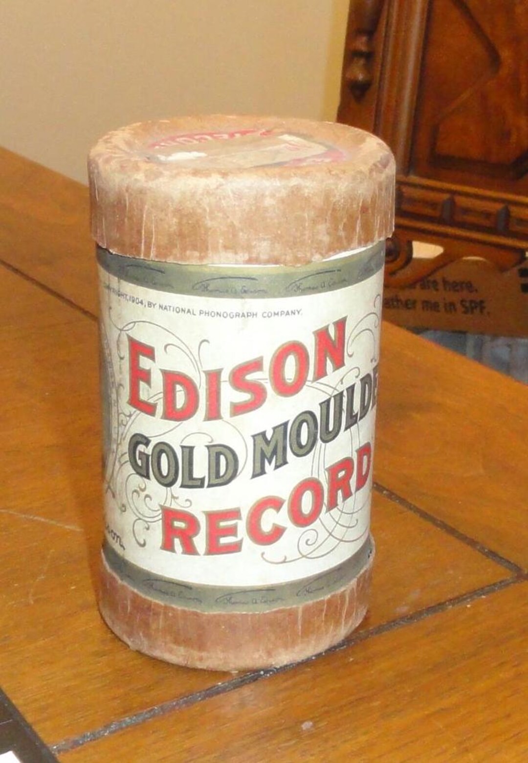 Set of 12 Edison Gold Moulded Records From 1907 - Etsy