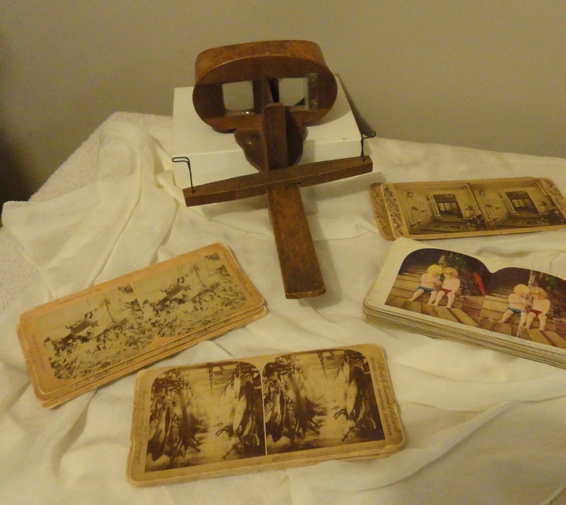Stereoscope With Cards - Etsy