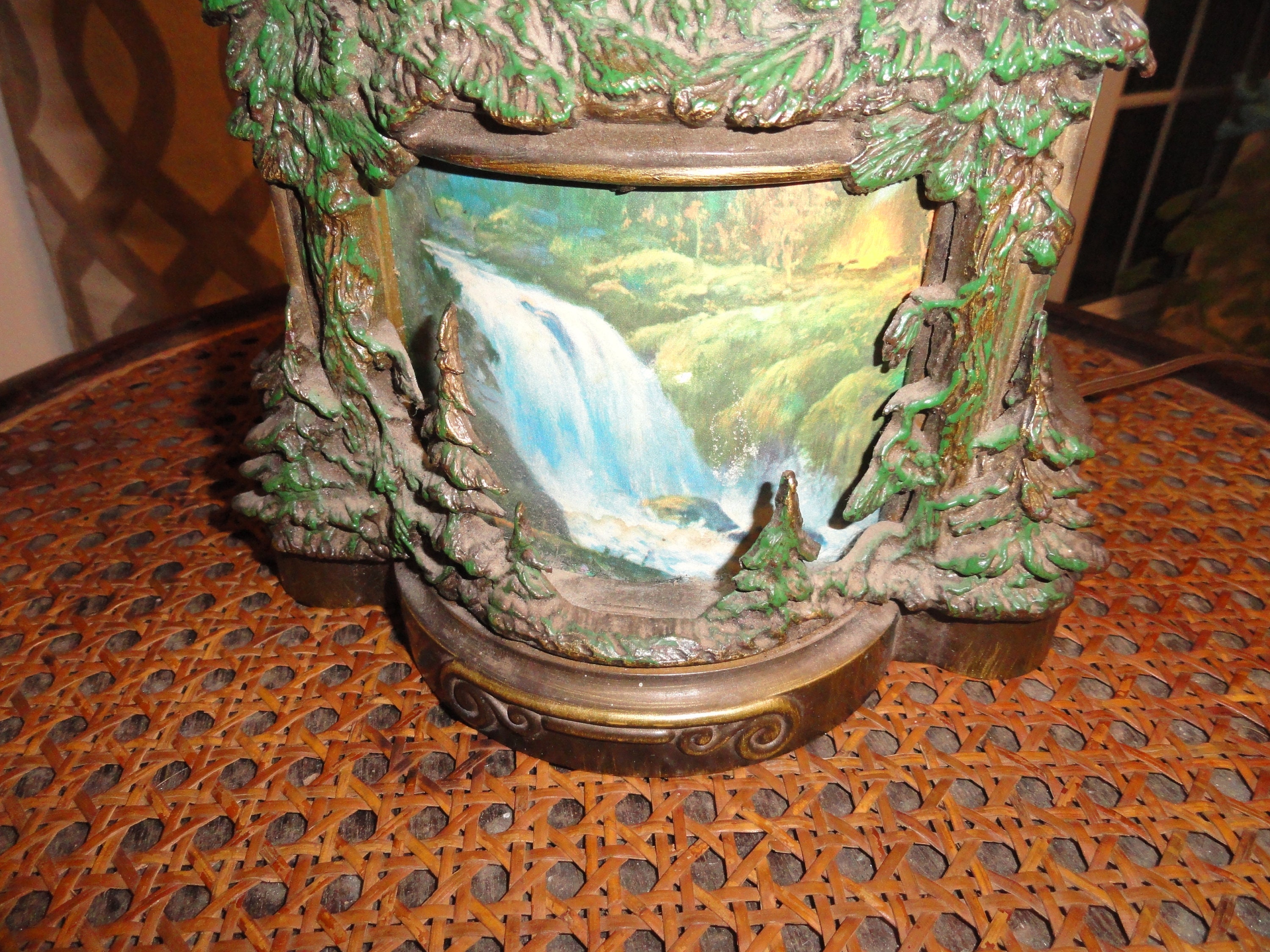 Vintage Waterfall Clock by Mastercrafters - Etsy