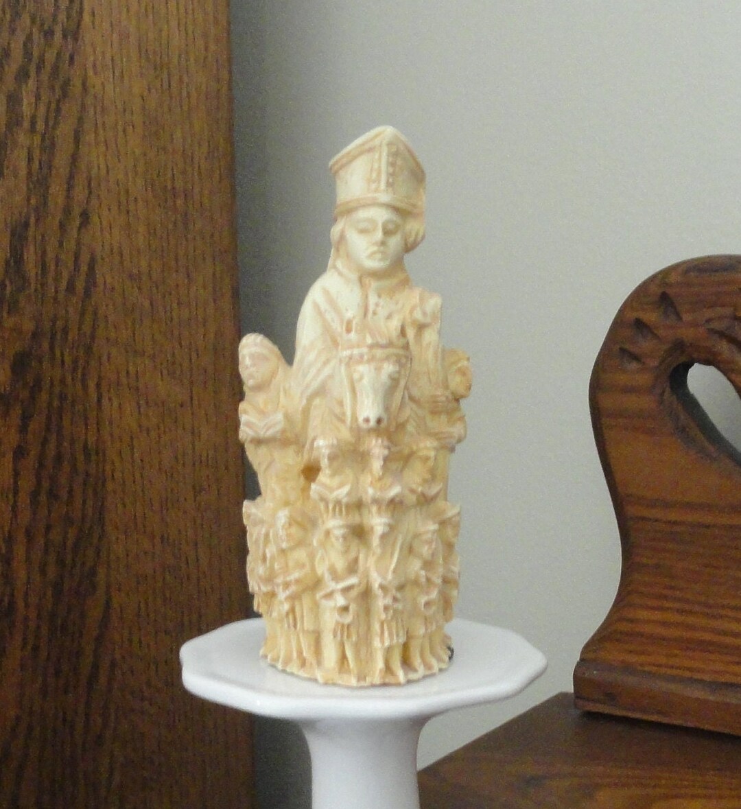 Replica of 14th Century Bishop Chess Piece - Etsy