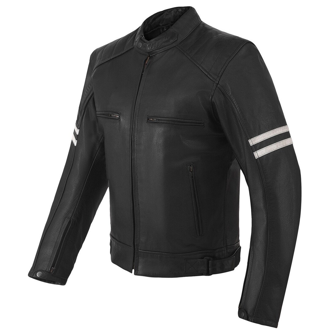 High Mileage Mens Premium Cowhide Leather 'street' Cruiser Motorcycle ...