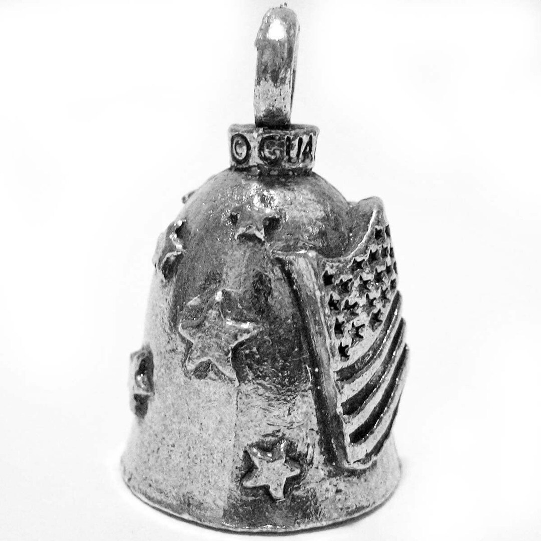 Guardian Bell Old Glory U.S. American Flag Motorcycle Biker Luck Riding ...