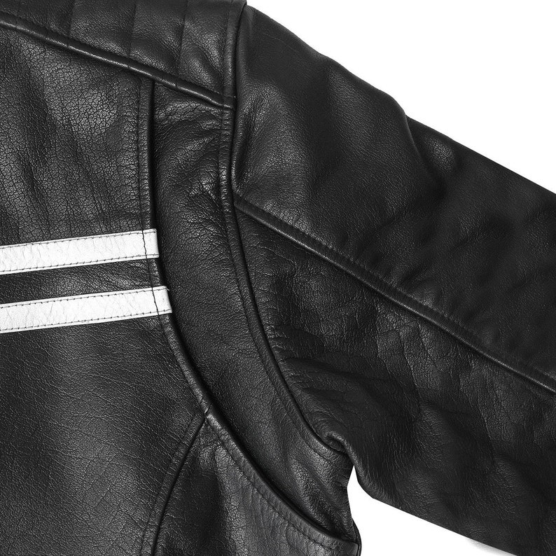 High Mileage Mens Premium Cowhide Leather 'street' Cruiser Motorcycle ...