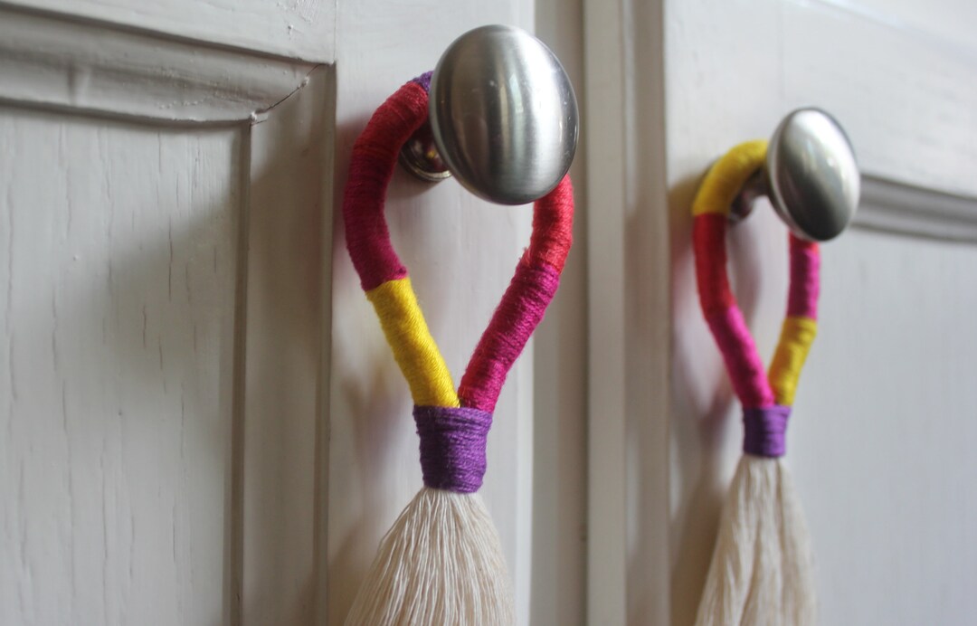 Door Handle Tassels pair - Etsy