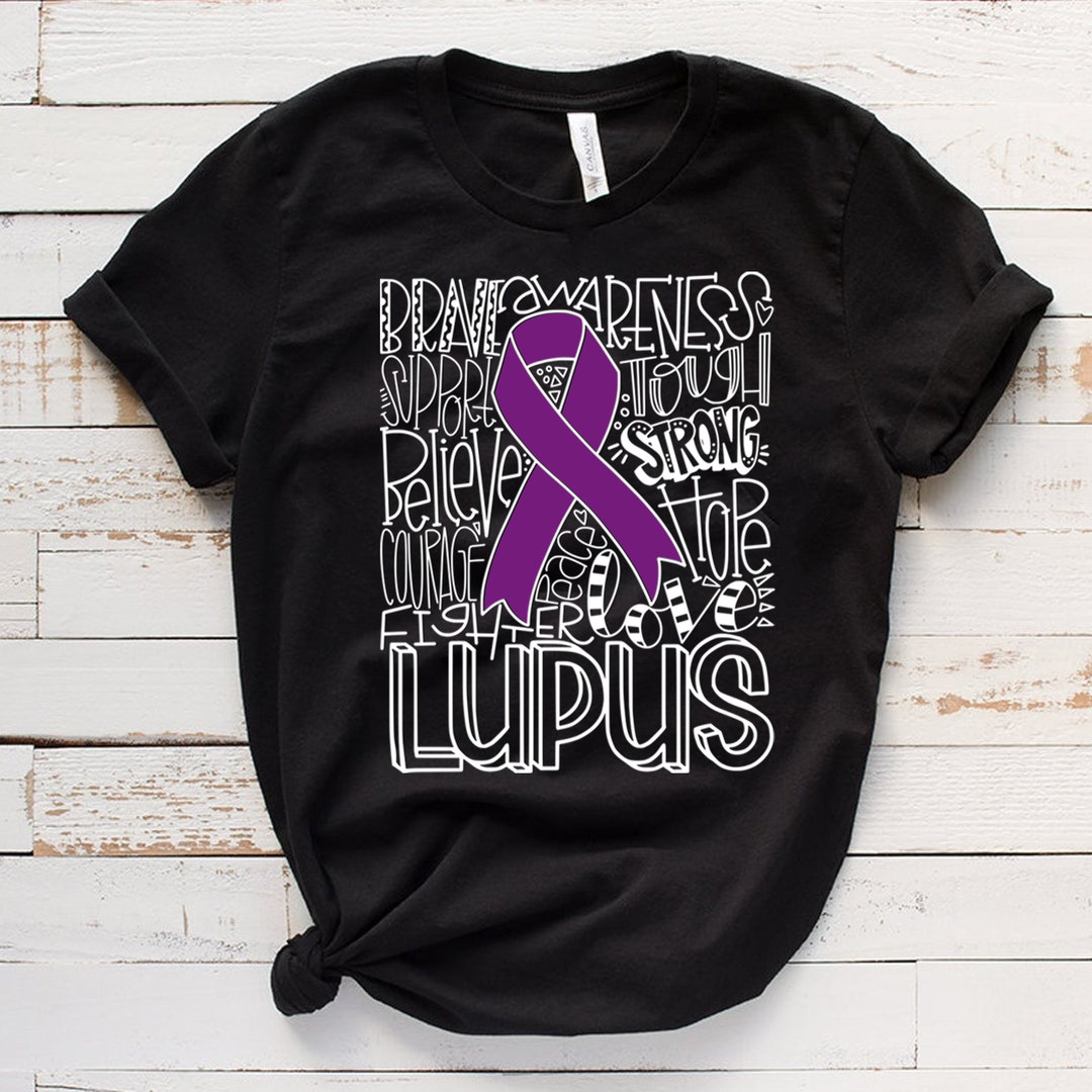 Lupus Typography T-shirt, lupusawareness T-shirt, Lupus Awareness Month ...